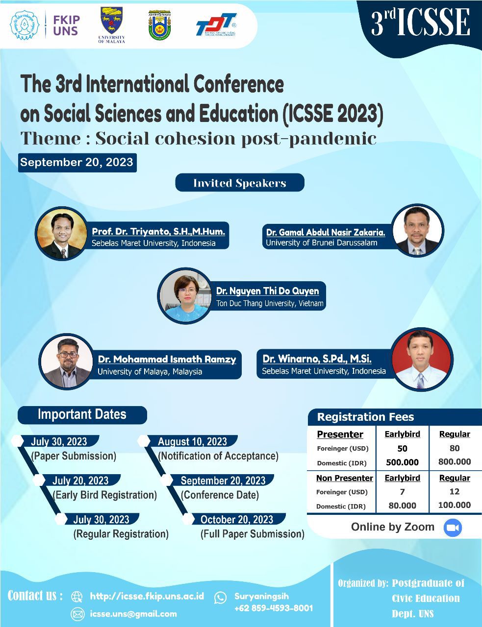 THE 3RD INTERNATIONAL CONFERENCE ON SOCIAL SCIENCES AND EDUCATION ...